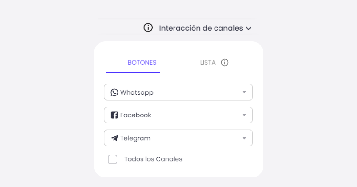 ¿Cómo habilitar y configurar botones y listas tipo menú en el Chatbot ...